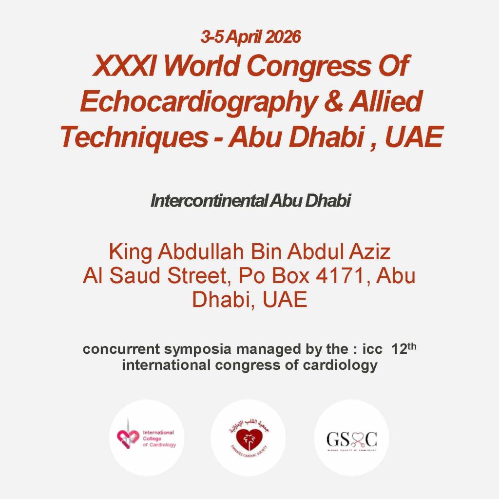 XXXI World Congress of Echocardiography and Allied techniques in ...
